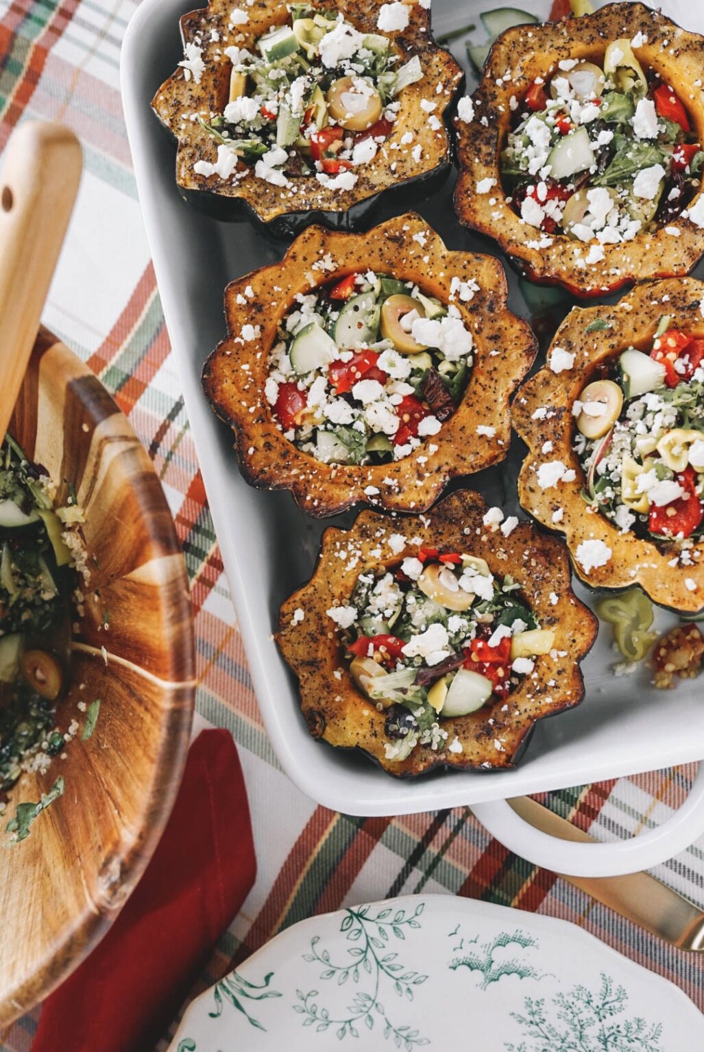 Mediterranean Stuffed Acorn Squash | by Lauren Cermak